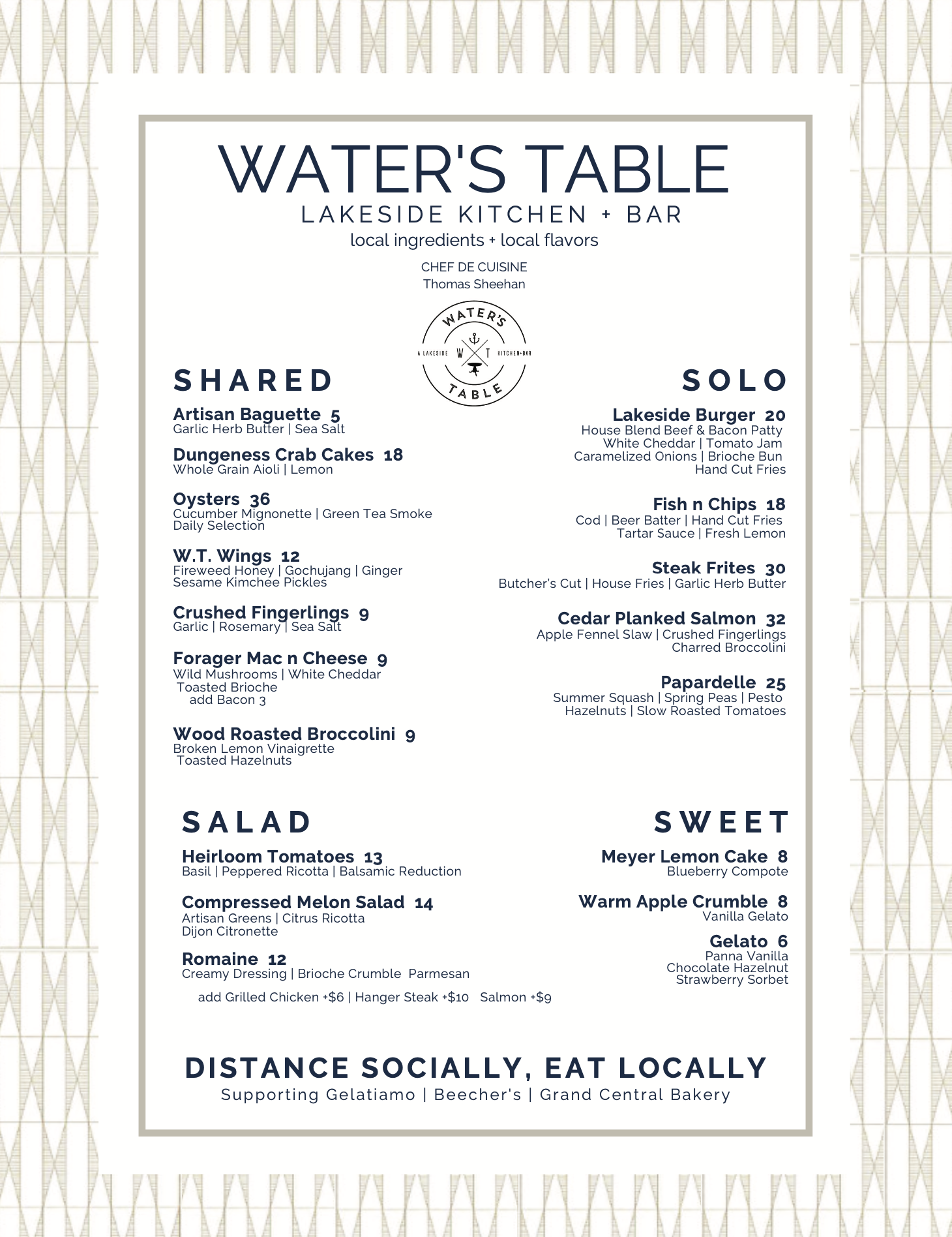 Now Open for Waterfront Dining at Water’s Table and Dock & Anchor ...